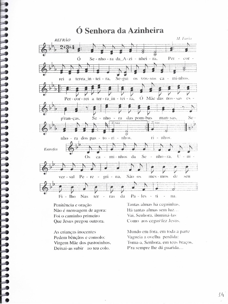 Ó Senhora Da Azinheira | PDF