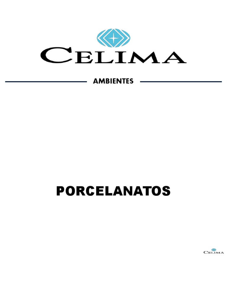 Catálogo de Porcelanatos y Cerámicos Celima | PDF
