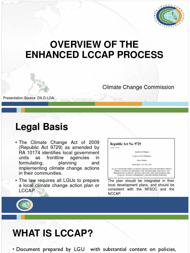 04 LCCAP Overview | PDF | Climate Change | Climate Change Mitigation