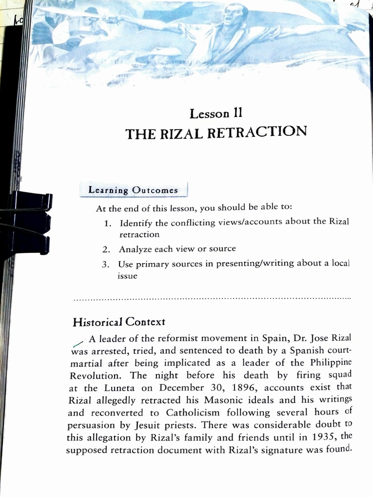 Rizal's Retraction Debate | PDF | Religion And Belief