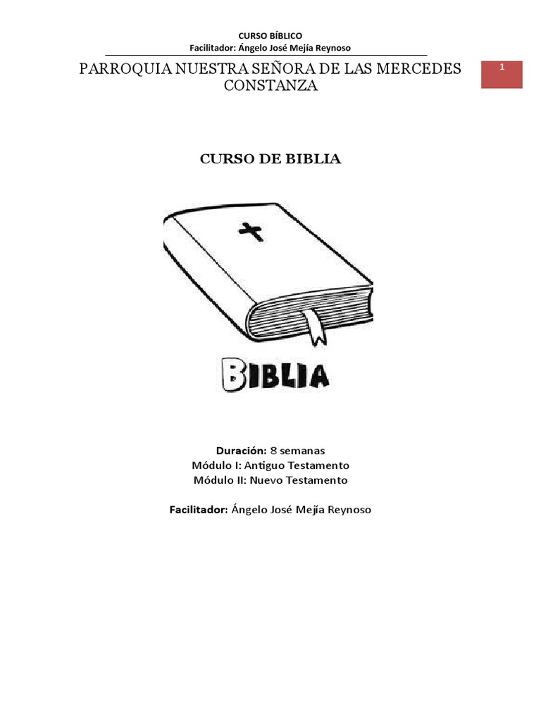 Curso de Biblia (Material Adaptado) | PDF | Abrahán | Moisés
