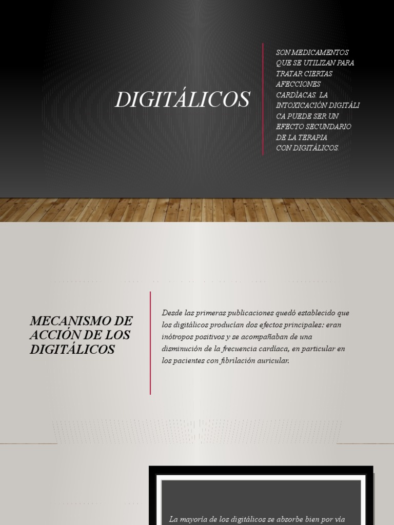 Digitálicos | PDF | Drogas | Farmacología