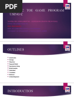 Report For Mini Project (TIC TAC TOE USING C) | PDF | Teaching Mathematics | Leisure