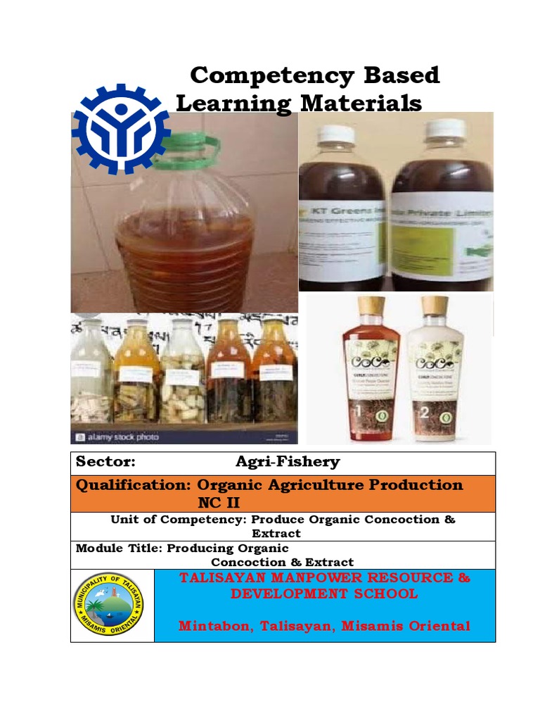 Organic Concoction Production Guide | PDF | Competence (Human Resources ...