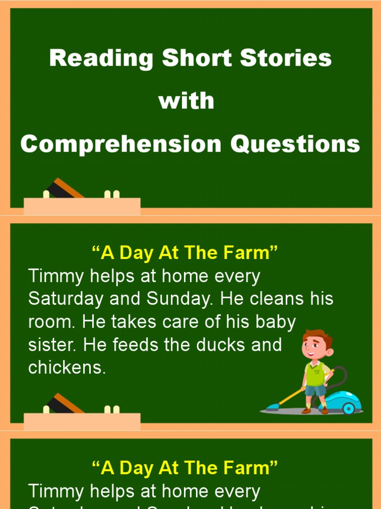 Reading Short Stories With Comprehension Questions | PDF | Plural ...