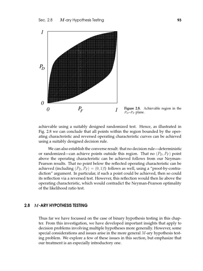M Ary Hypothesis Testing Pdf Statistical Hypothesis Testing Type I And Type Ii Errors 