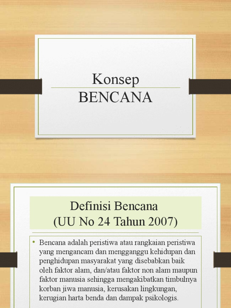 Konsep Bencana Pdf