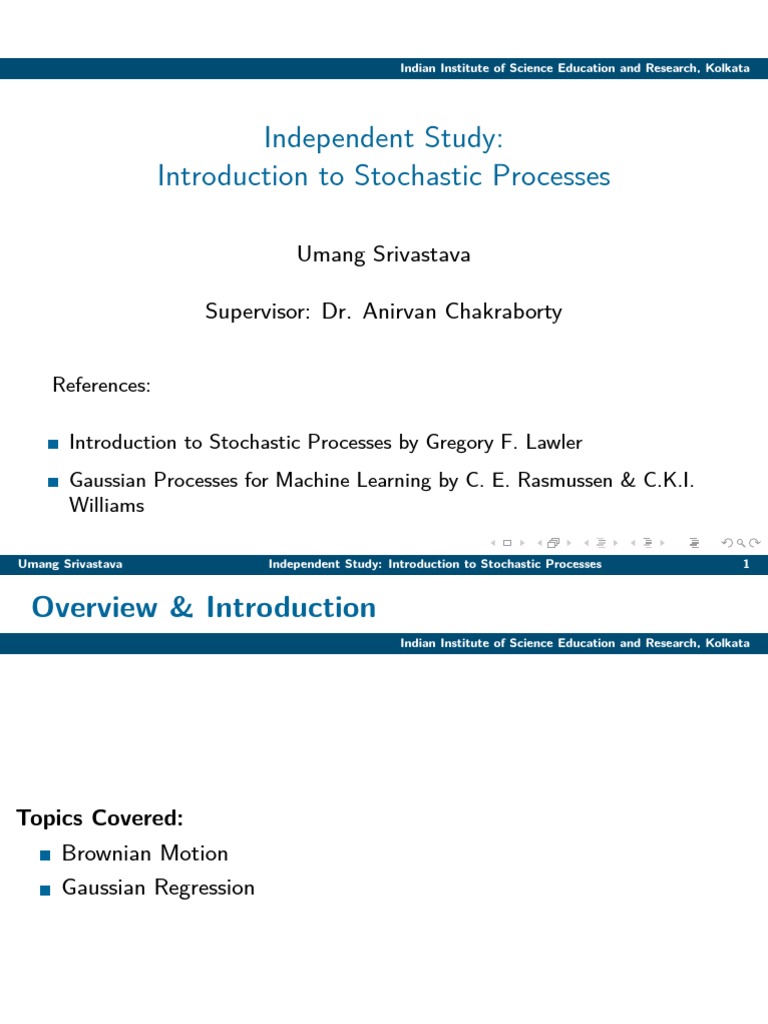 Brownian Motion and Gaussian Processes For Machine Learning | PDF ...
