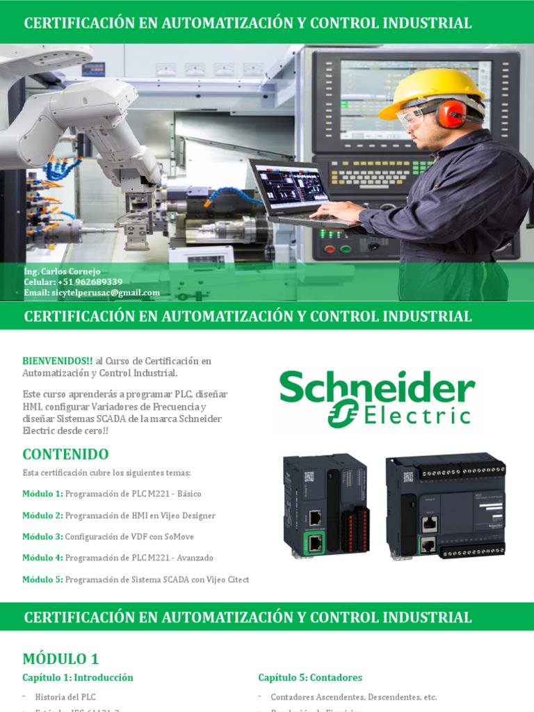 Curso Automatizacion - Schneider | PDF | Controlador lógico programable ...