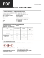 LPG Safety Data Sheet (MSDS) | PDF | Dangerous Goods | Liquefied ...
