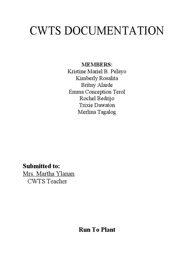 CWTS Documentation | PDF