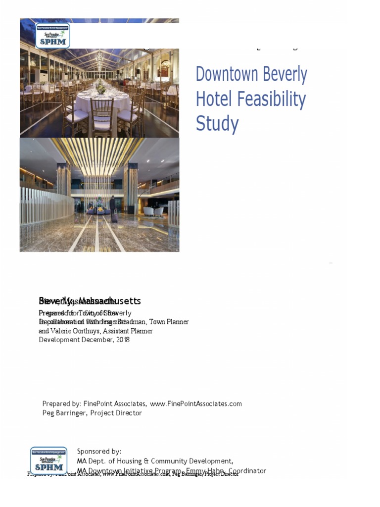 SPHM - Hotel Feasibility Study | PDF | Household Income In The United ...