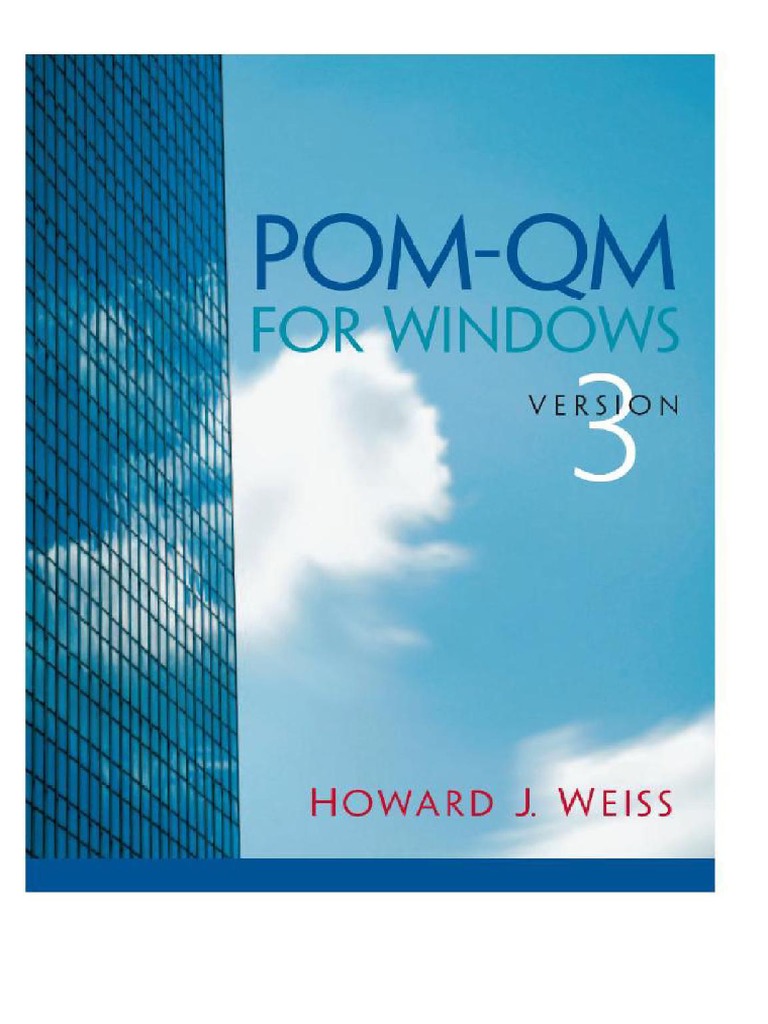 A3. Manual POM-QM Español | PDF