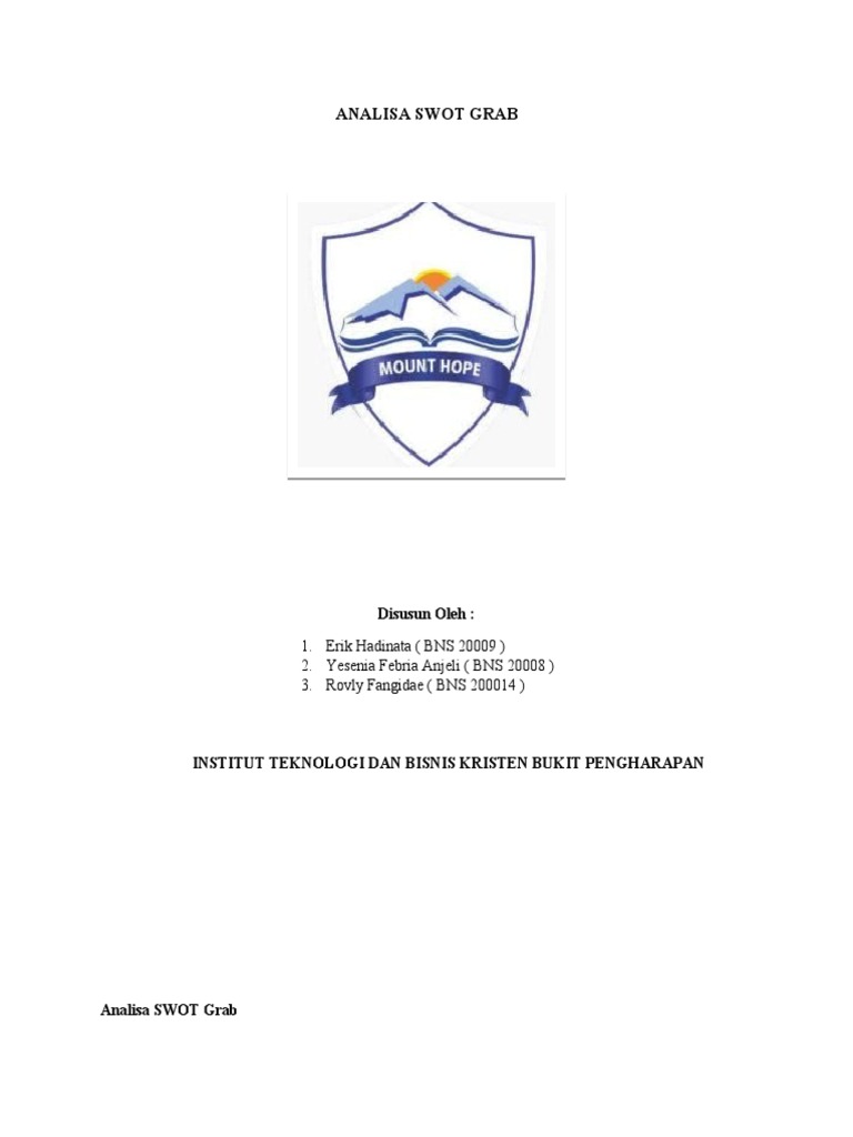 Kelemahan dan Analisis SWOT Grab | PDF