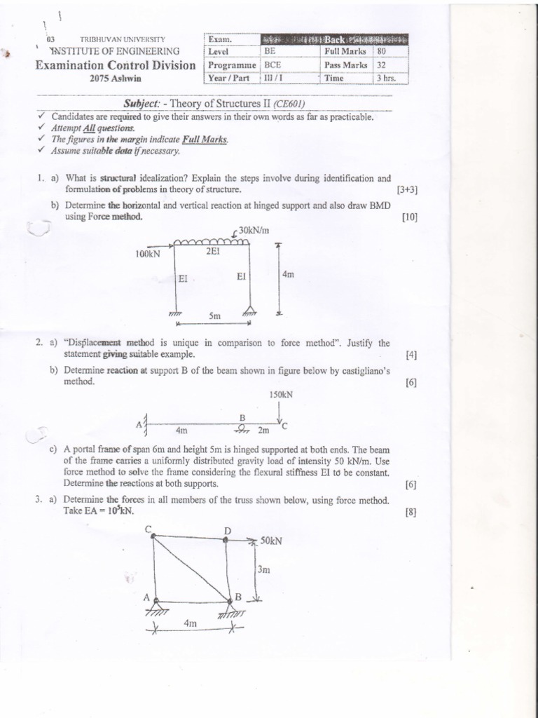 Theory of Structure | PDF | Beam (Structure) | Bending