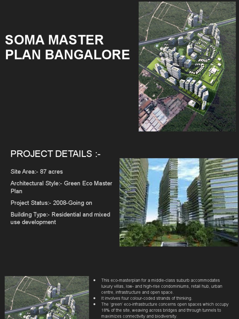Soma Master Plan Bangalore | PDF | Landscape | Ecology