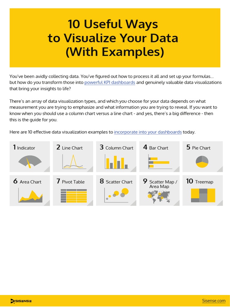 10 Useful Ways To Visualize Your Data (With Examples) : Powerful KPI ...