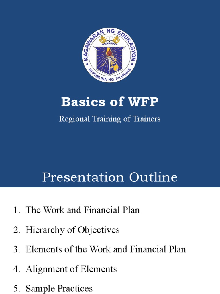 RTOT05 - Basics of WFP - v2 | PDF | Budget | Business
