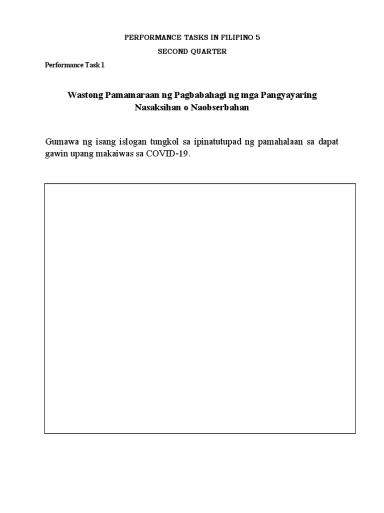 Filipino 5 Q2 | PDF