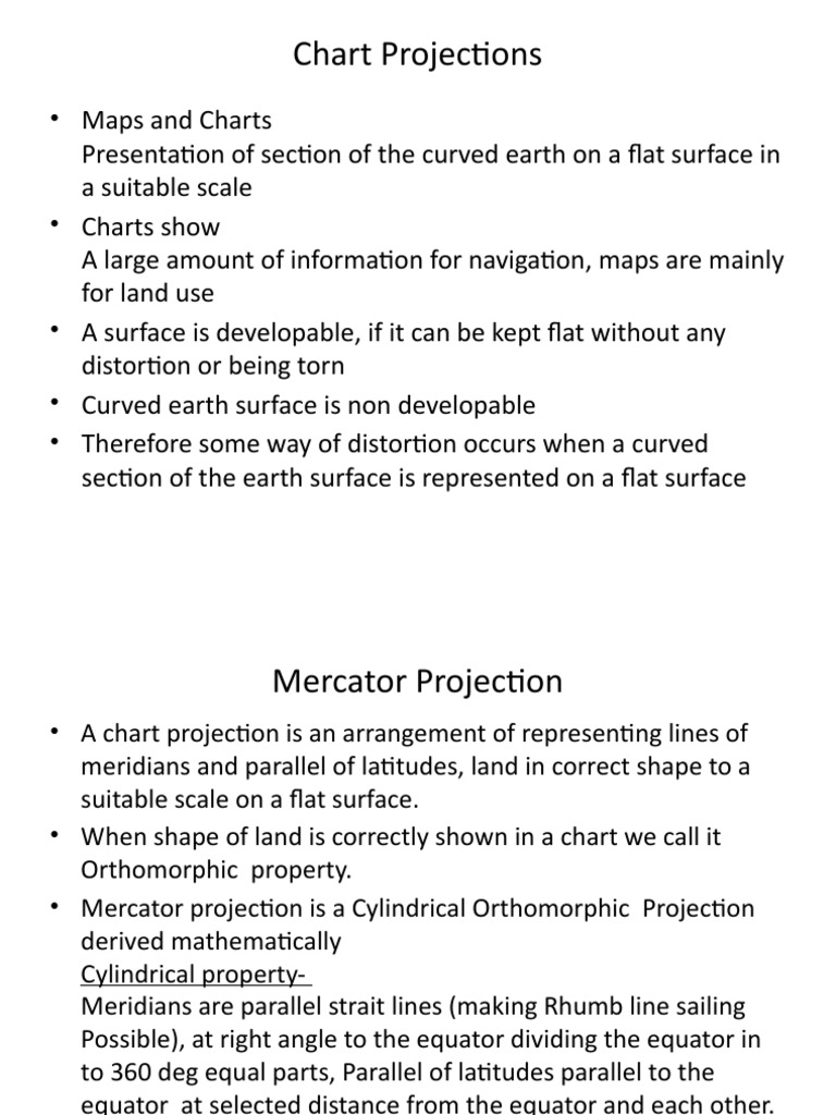 Mercator Projection | Download Free PDF | Latitude | Longitude