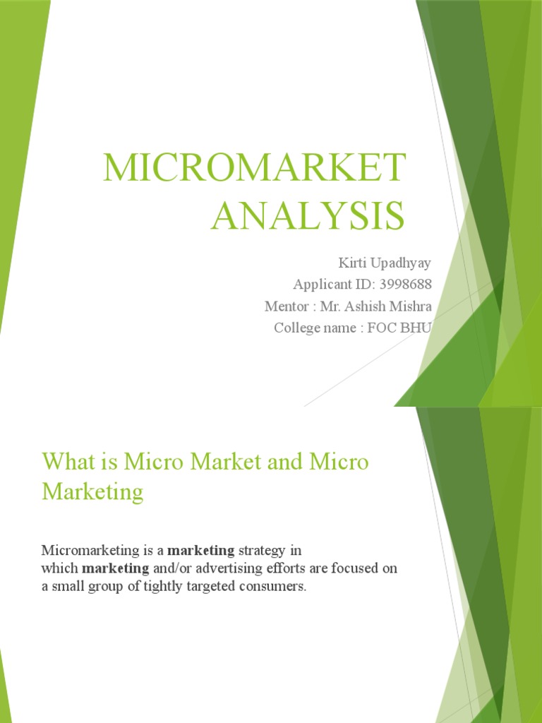 Micromarket Analysis PPT - New | Download Free PDF | Retail | Target ...