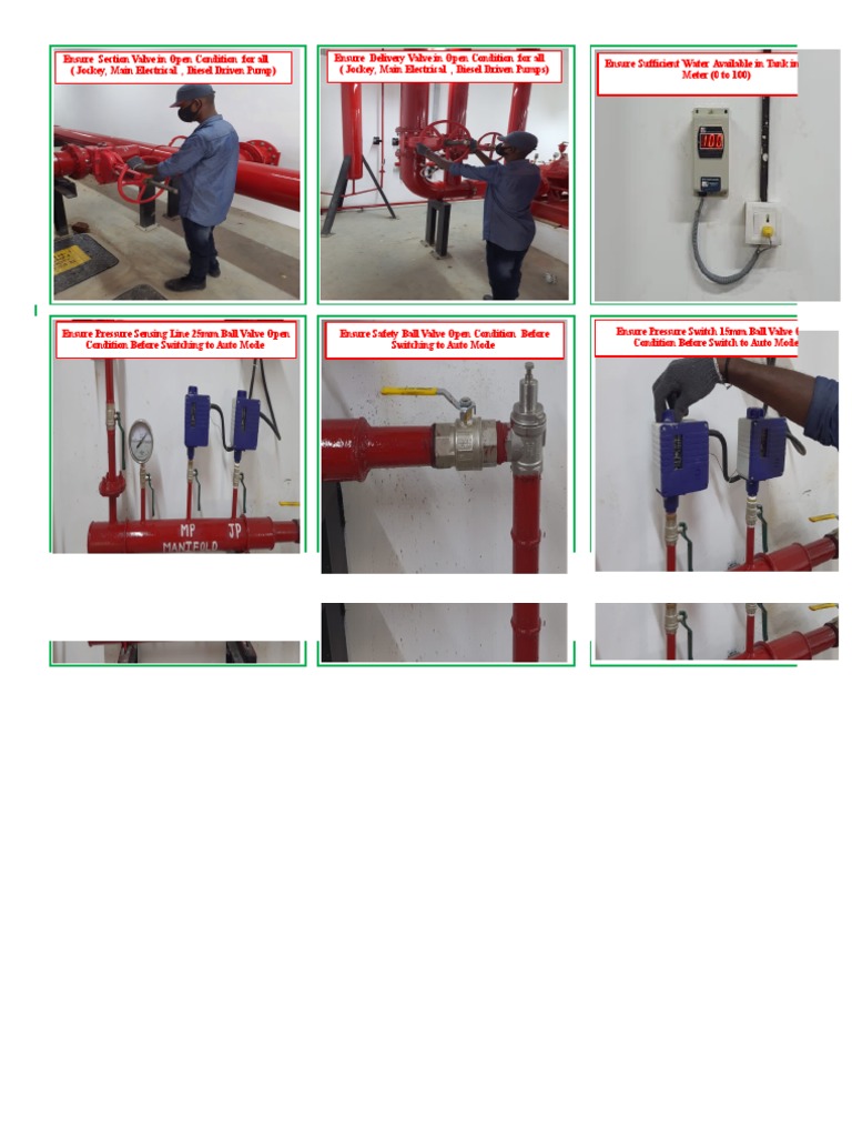 Pump Rom Sop | PDF | Valve | Switch