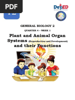 Plant and Animal Organ System and Their Functions | PDF | Human Body ...