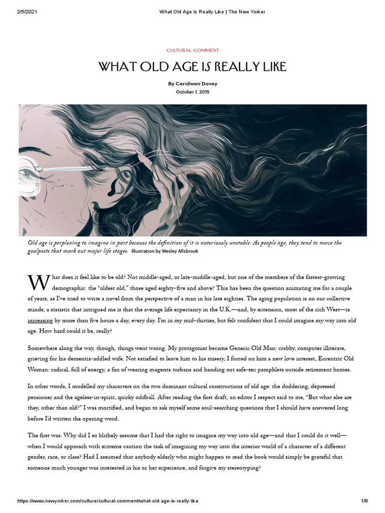Understanding Old Age Perspectives | PDF | Writers | Poetry