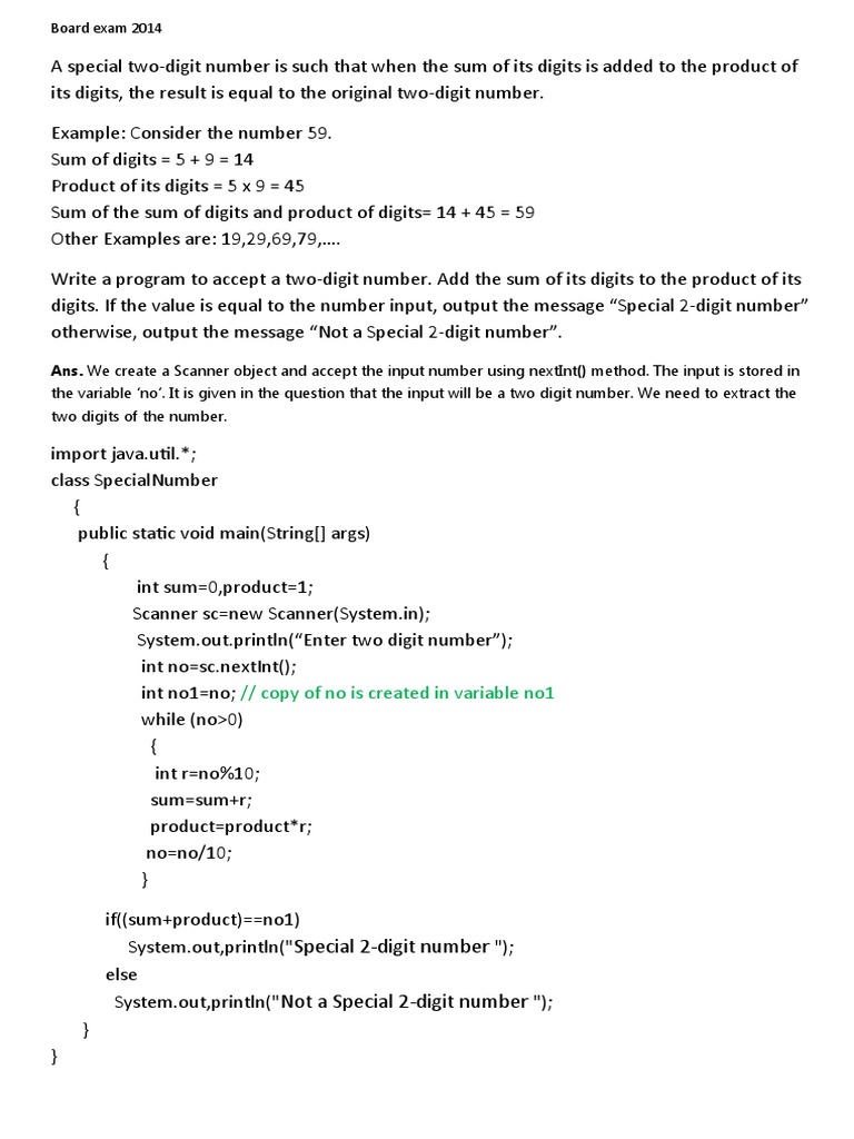 Number Based-Special Two Digit No 7th June21 | Download Free PDF ...