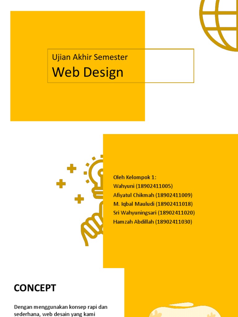 Presentasi Web Design | PDF
