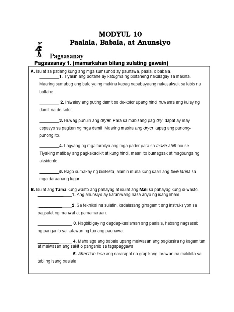 Modyul 10 Tech Voc | PDF