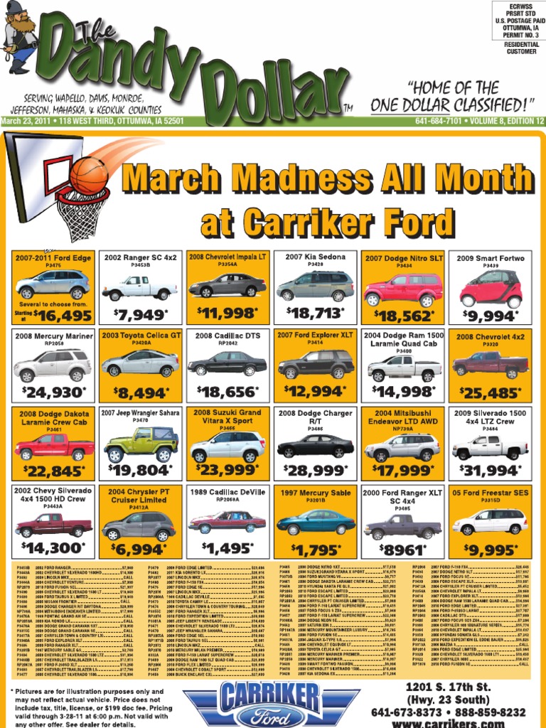 The Dandy Dollar March 23 | PDF | Basement | Retail