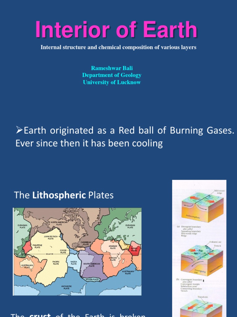Interior Earth | PDF | Geophysics | Applied And Interdisciplinary Physics