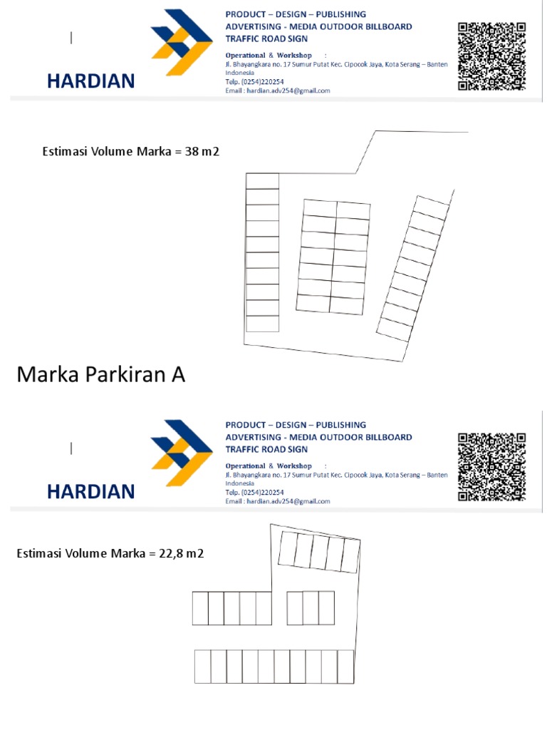 Penawaran Harga Marka Parkiran Polres | PDF