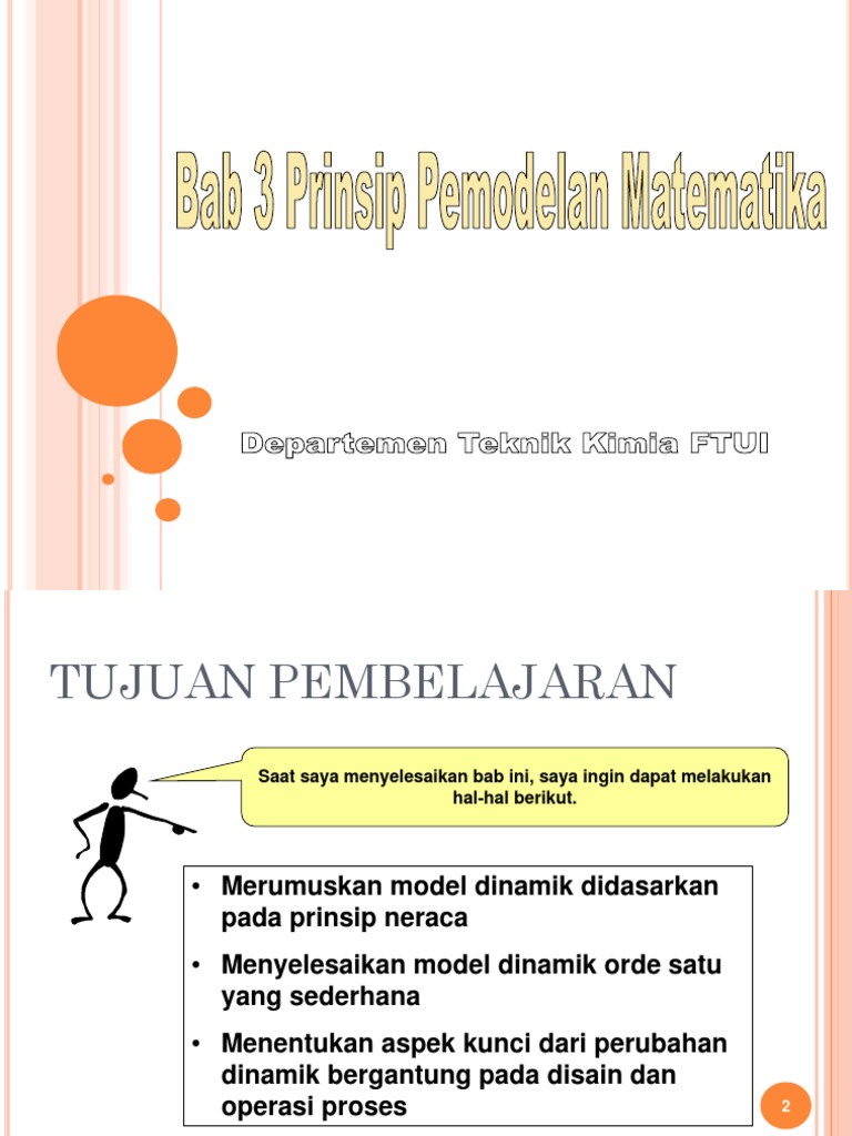 Bab 03 Prinsip Pemodelan Matematika | PDF