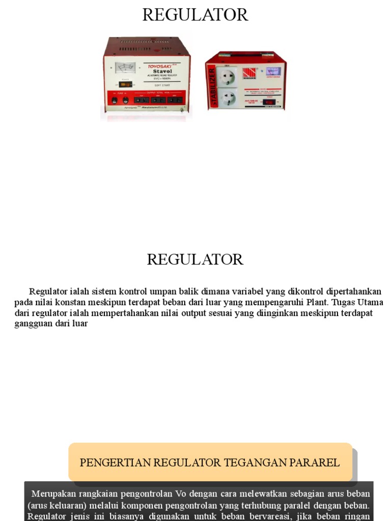 Regulator | PDF