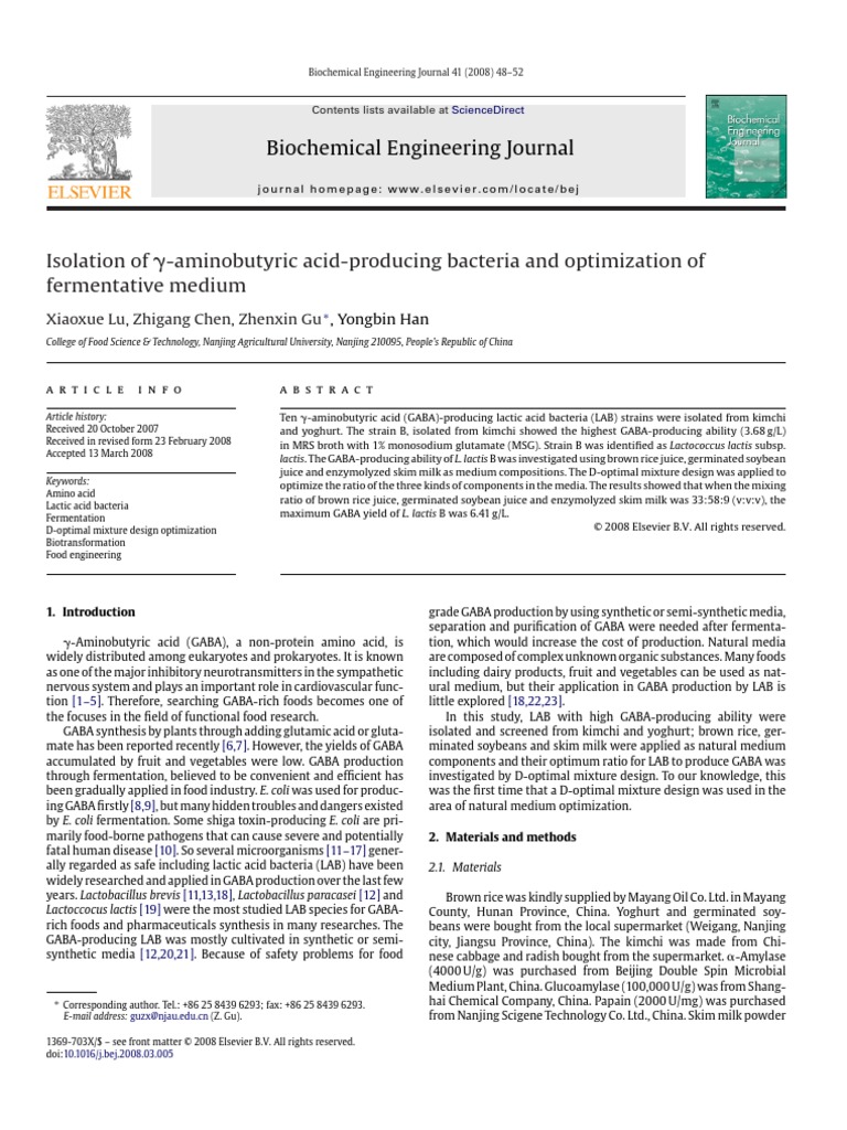 Biochemical Engineering Journal | PDF | Analysis Of Variance | Errors ...