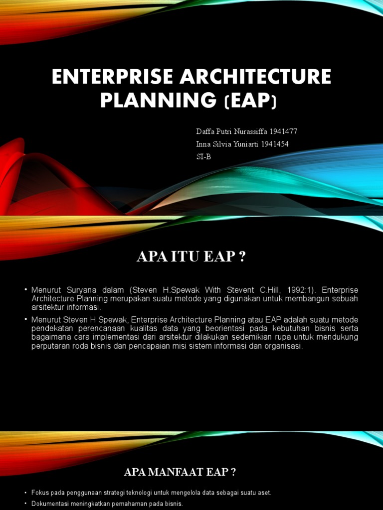 Rencana Arsitektur Perusahaan (EAP) | PDF