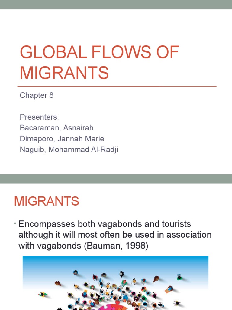 Global Flows of Migrants | PDF | Human Migration | Immigration