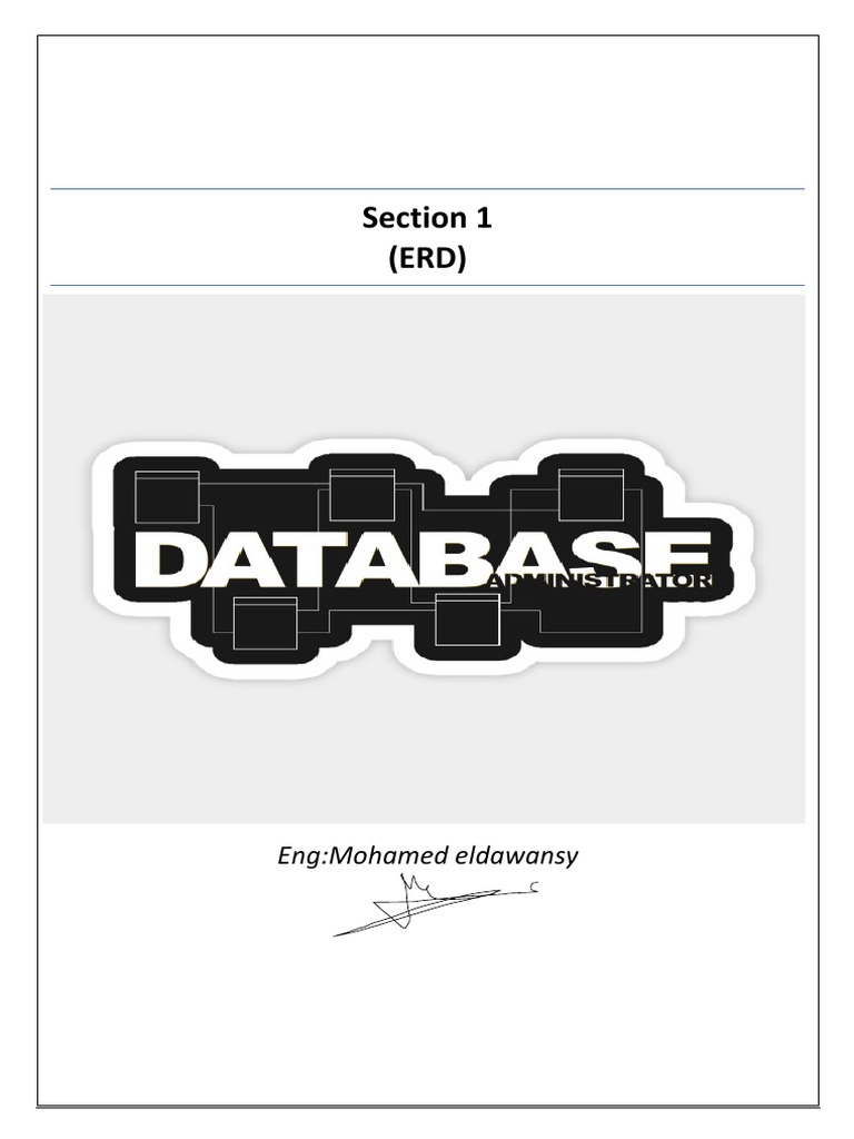 Database Section 1 | PDF | Relational Database | Databases