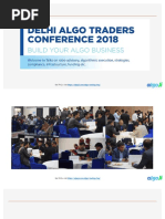 Algorithmic Trading Course Outline | PDF | Algorithmic Trading | Financial Markets