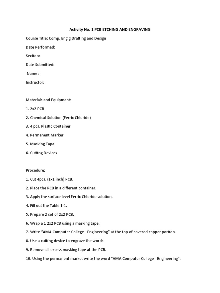 Activity No 1 - Lab 1 | PDF
