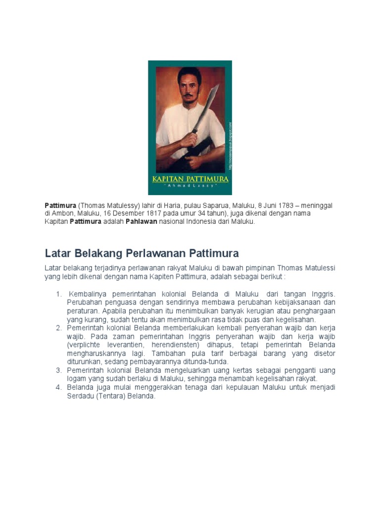 Pattimura | PDF
