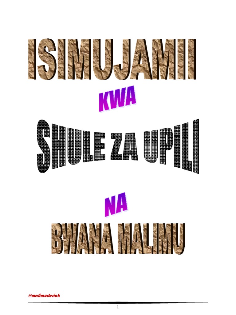 Isimu Jamii | PDF