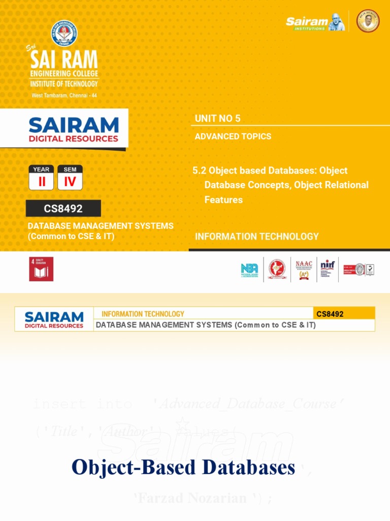 5 2 Object Based Databases Pdf Object Computer Science Databases
