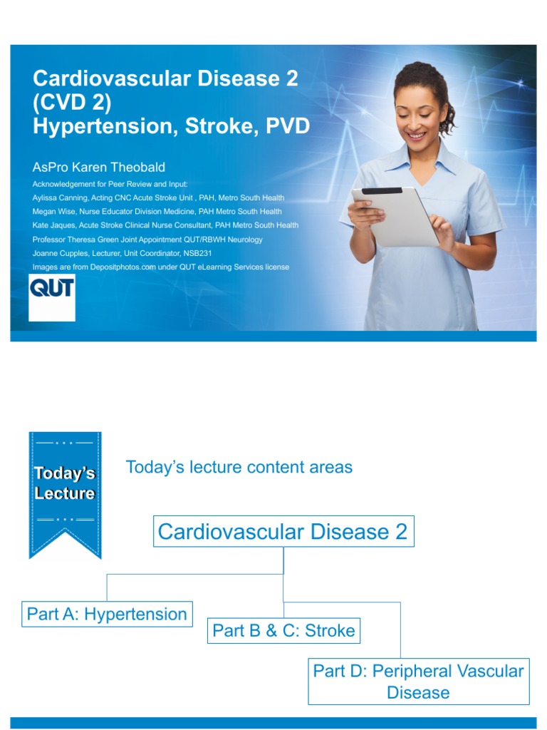 Final CVD 2 Hypertension Stroke PAD Student Full Page | PDF | Stroke ...