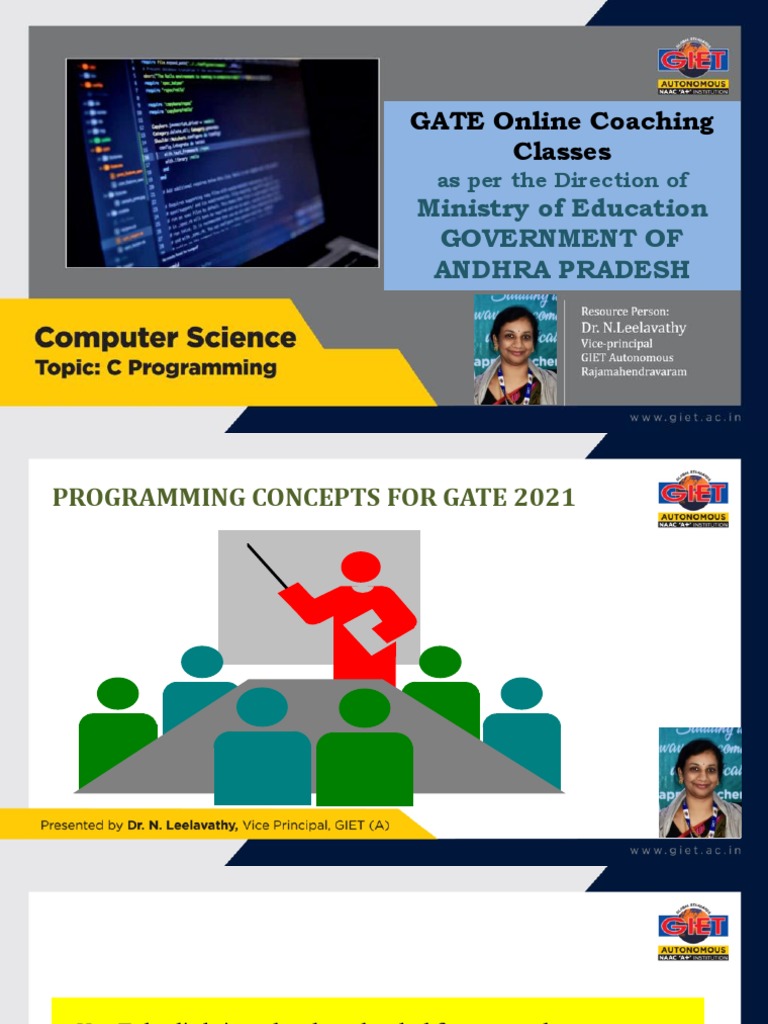 C Programming 6 Jntuk | PDF | Array Data Structure | Data Type