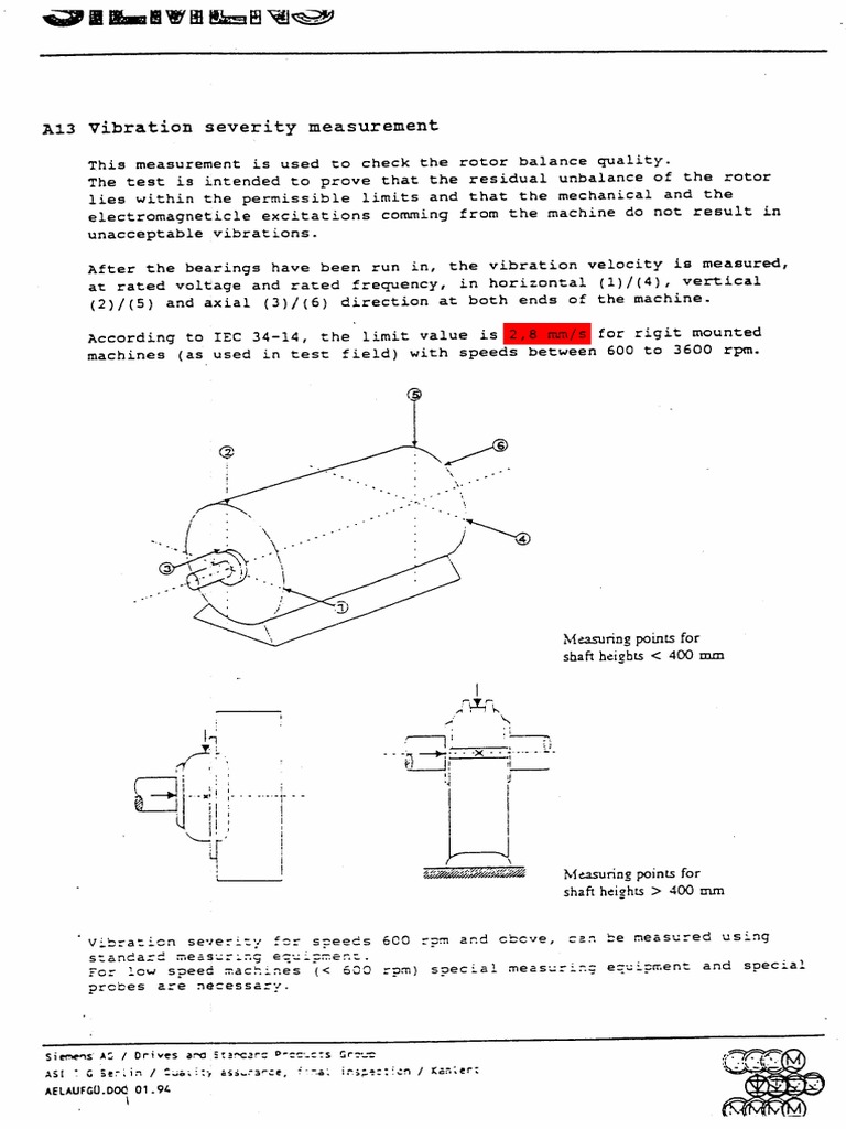 Vibration Motor IEC34-14 | PDF