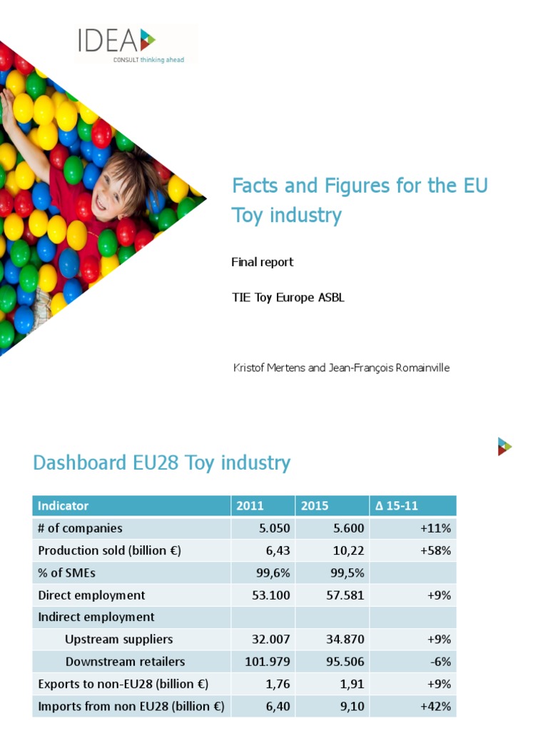 Facts and Figures For The EU Toy Industry | Download Free PDF | Toys ...