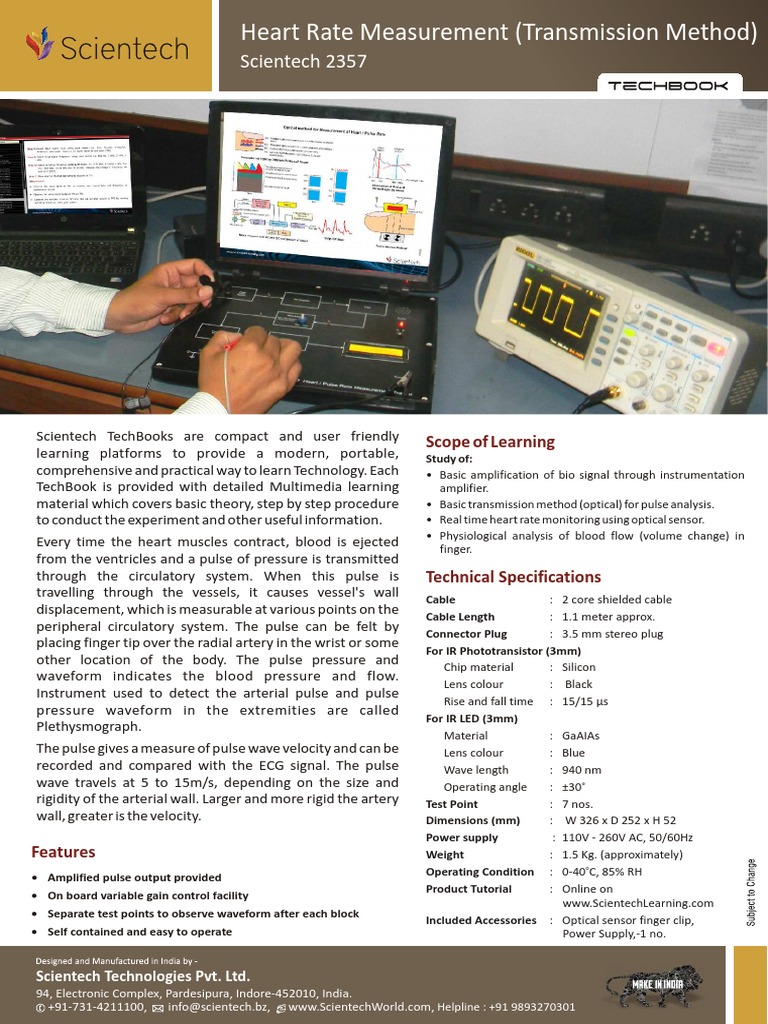 Scientech 2357 | PDF | Pulse | Artery